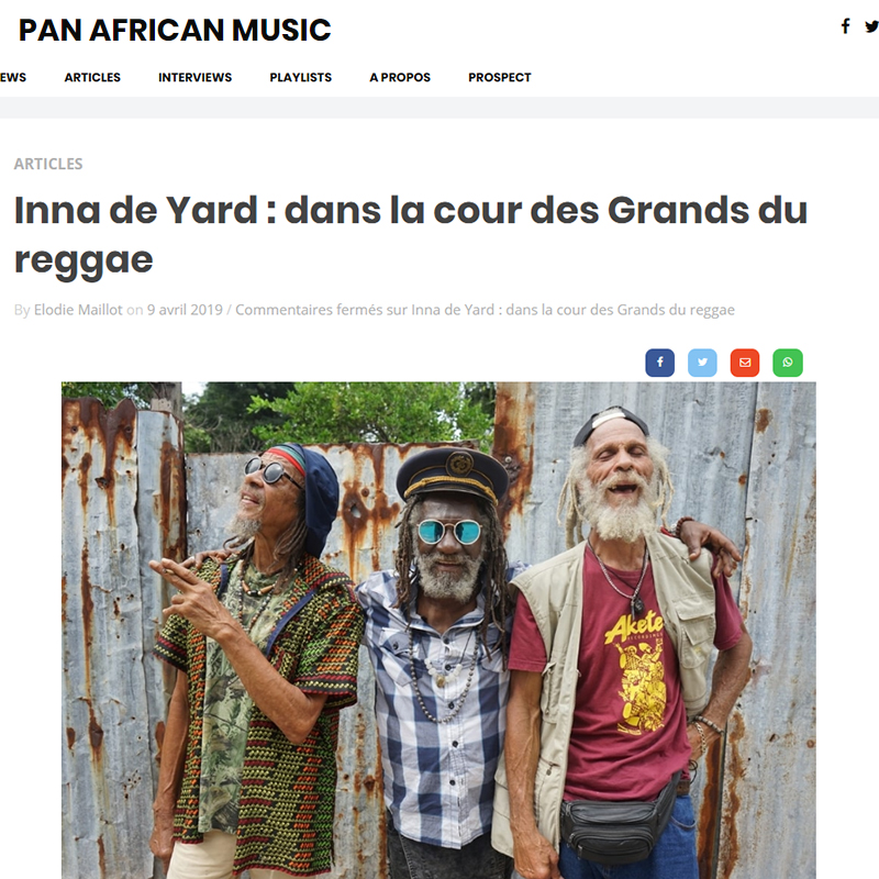 Pan African Music - Inna De Yard